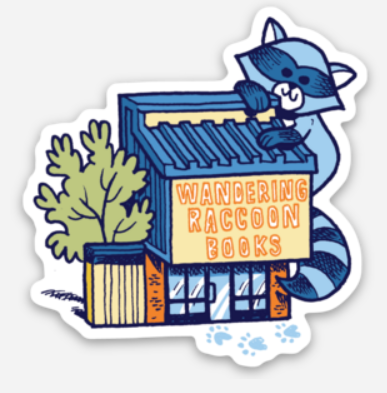 Wandering Raccoon Stickers — Wandering Raccoon Books